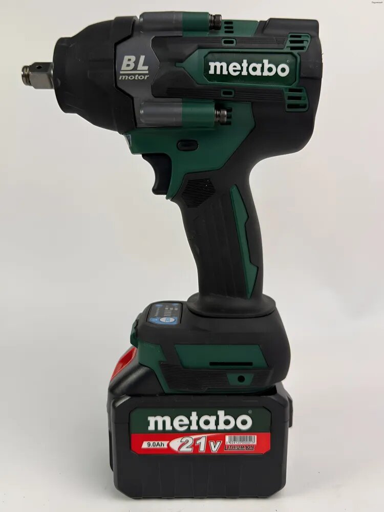Metabo, Гайковерт аккумуляторный ударный, от аккумулятора, 21 В, 2200 Нм, 2 акб