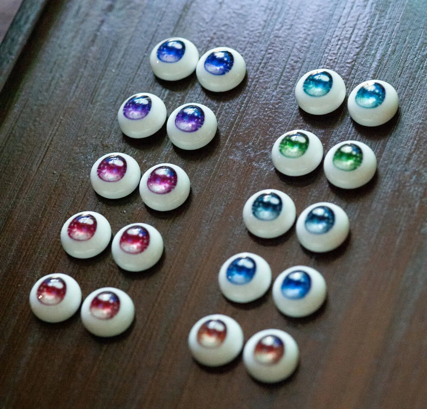 Глаза для кукол BJD 14mm, цвет 09