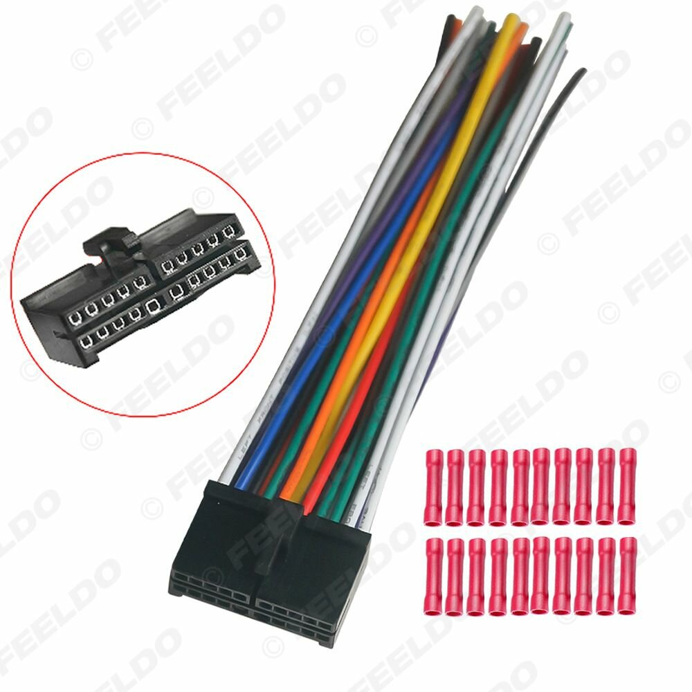 Гильза соединительная изолированная, AWG:22-16,(0.5-1.5mm ) , Кембрики для Проводов,100 штук в пакете