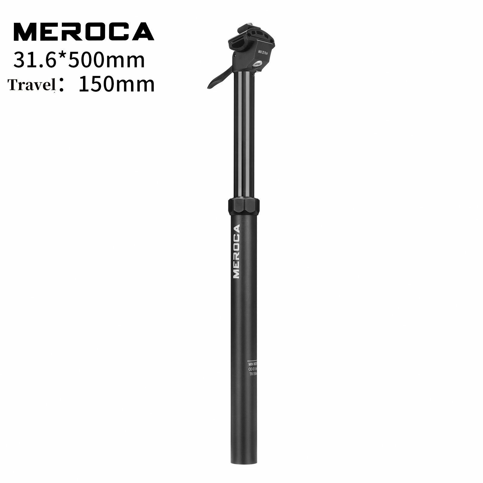 Подседельный штырь MEROCA MTB Dropper 27,2 мм, 30,9 мм, 31,6 мм, гидравлическая регулировка высоты