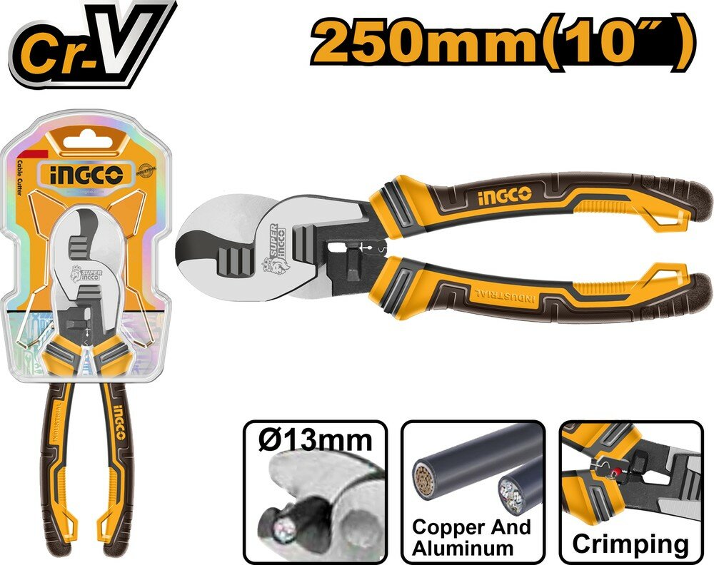 Кабелерез усиленный 250 мм INGCO HHCCB0210 INDUSTRIAL