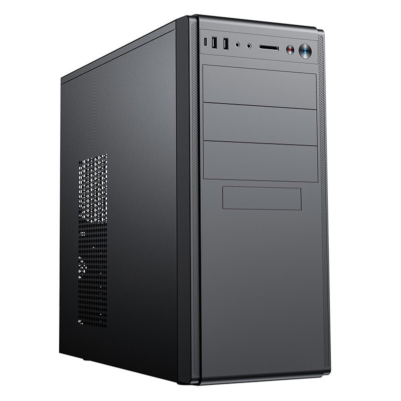 Корпус без блока Case Foxline FL-886 ATX case, black, w/o PSU, w/1xUSB2.0+1xUSB3.0+1xUSB3.0 Type-C (19pin header)+HD-AUDIO , w/o pwrcord, w/o FAN
