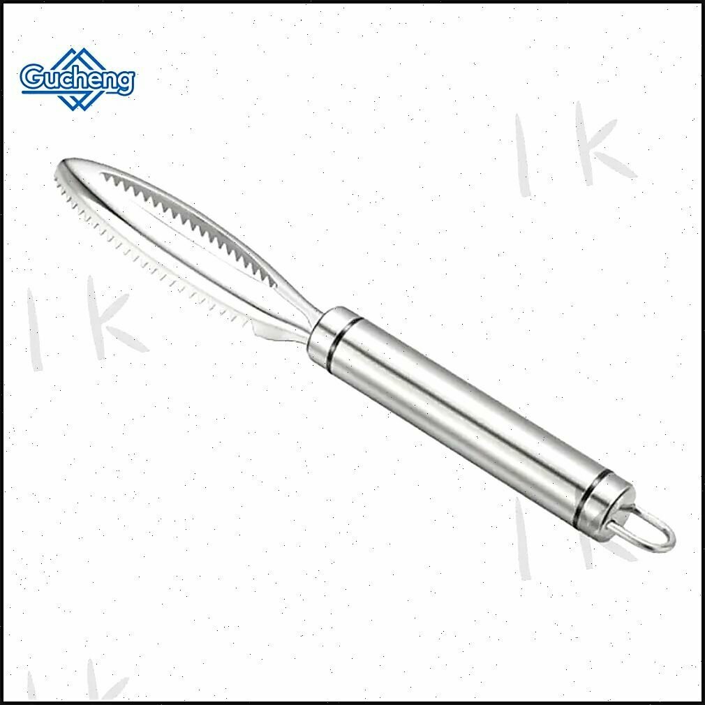 Нож для чистки рыбы, Рыбочистка металлическая для рыбы / Скребок для удаления чешуи