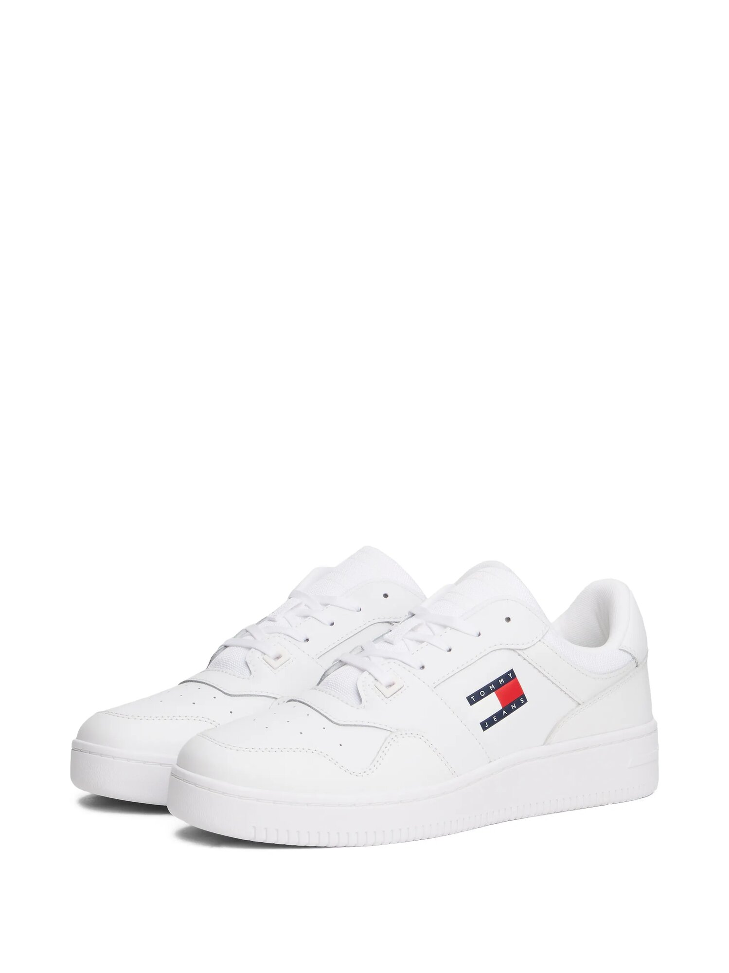 Кроссовки Tommy Jeans Logo sneakers, размер 41 EU, бежевый/белый — фото 1