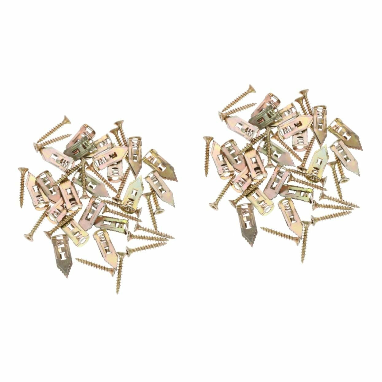 2 комплекта самосверлящих анкерных распорных винтов для гипсокартона Легкий и простой в установке Отличный захват для на