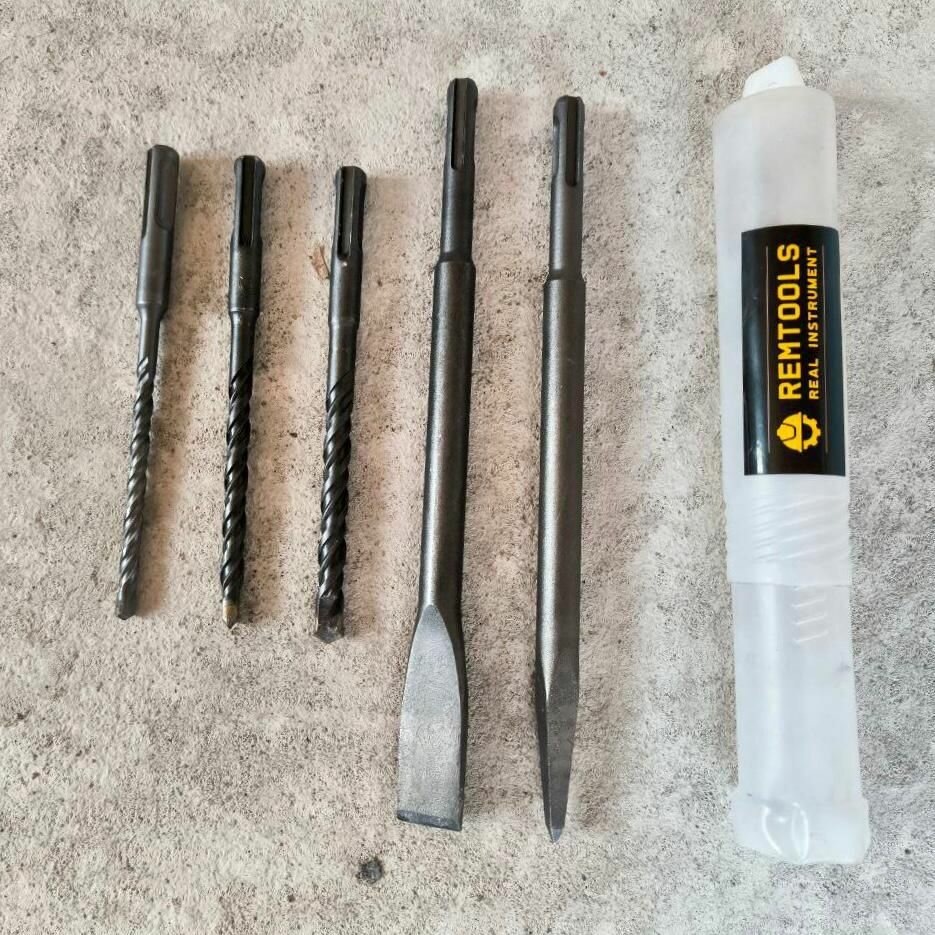 Набор буров для перфоратора по бетону sds plus