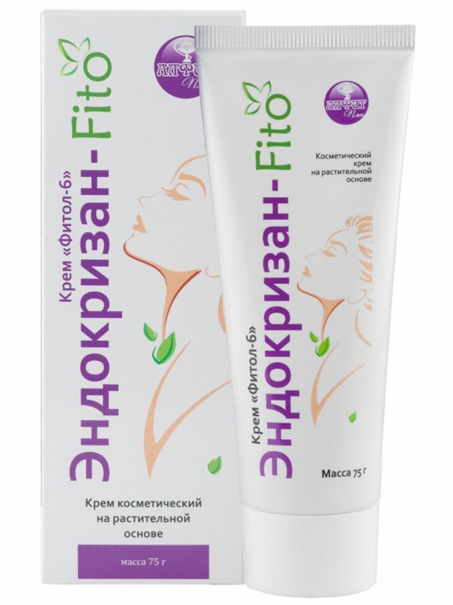 Эндокризан-fito, крем "Фитол-6 " для щитовидной железы от бренда "Алфит Плюс", объем 75 мл