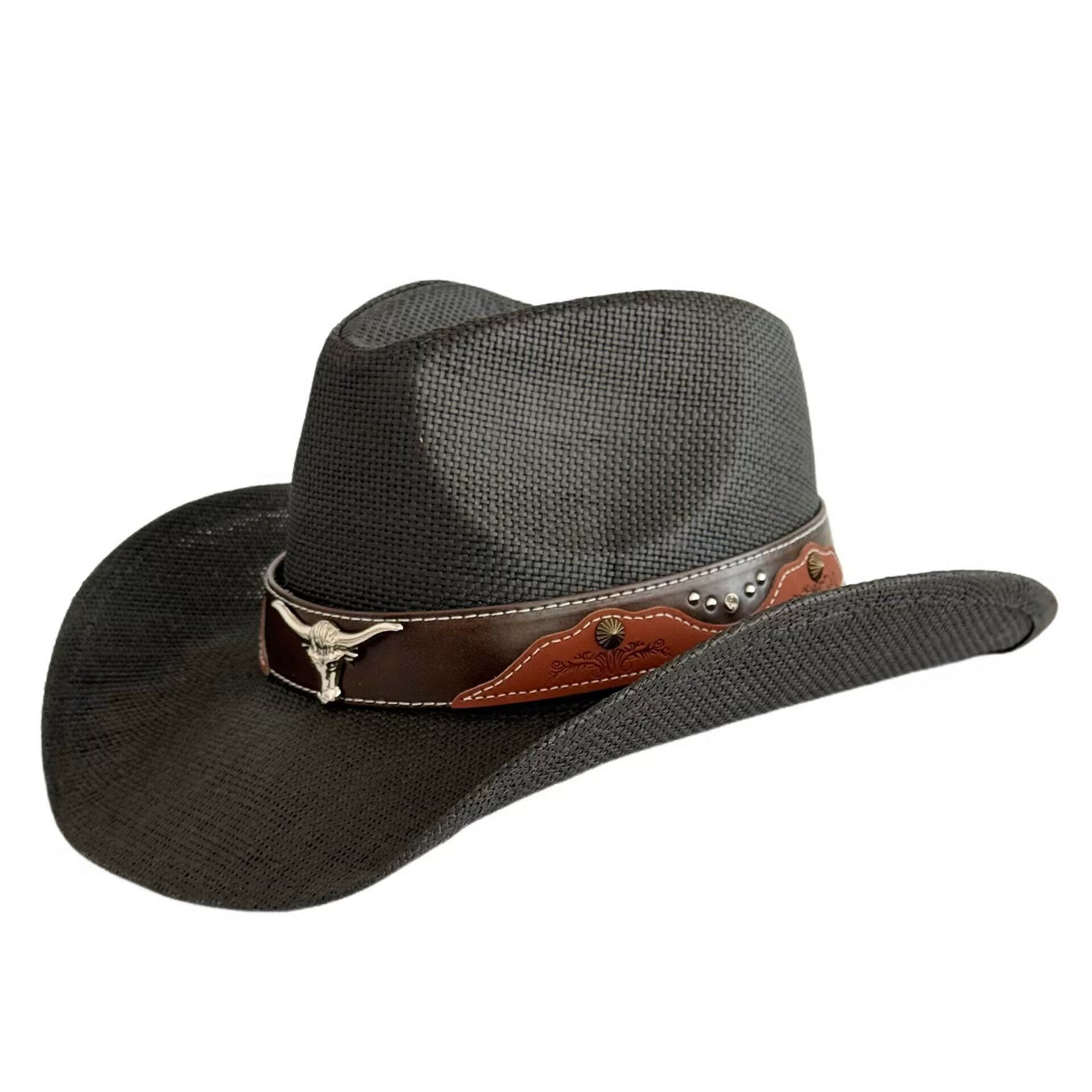 DIY Ковбойская Шляпа Лента Унисекс Уличная Западная Праздничная Деним