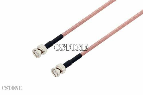 BNC штыревой к BNC штыревой кабель используя RG142 коаксиальный с термоусадкой