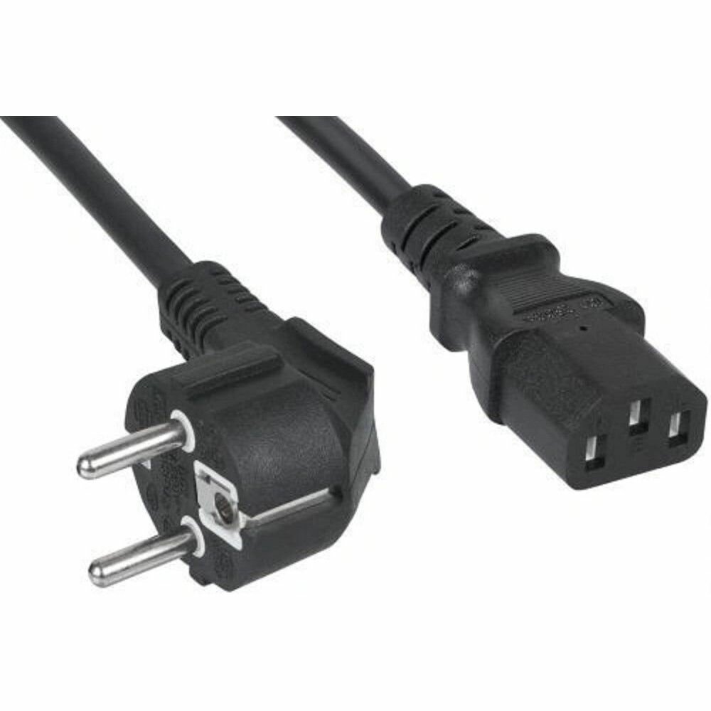 Filum Кабель питания FL - PC - SH90 C13 - C2 - 1.8 - BK ПВС - АП 3x1.5 CEE 7 7 Schuko угловая - C13, 220 250В, 10А, чёрный, 1.8м 1005446