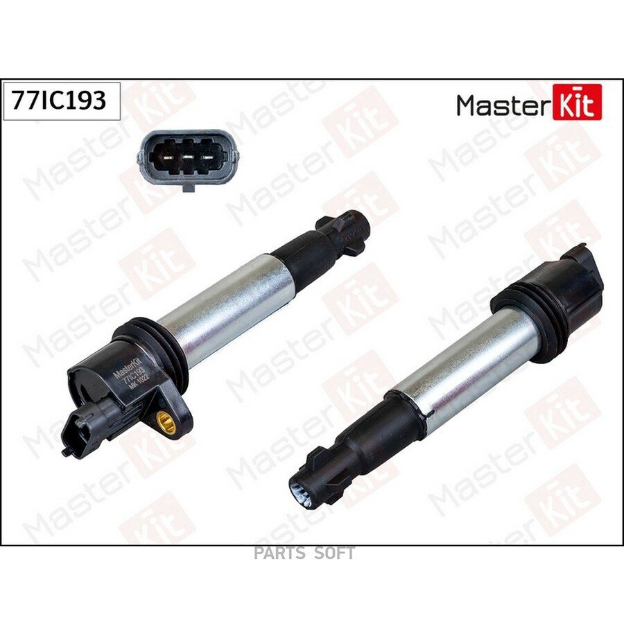 Катушка зажигания индивидуальная для а/м ВАЗ 1118-21124 "MasterKit" (1.6 V, 16 клап.) MASTERKIT 77IC193 | цена за 1 шт
