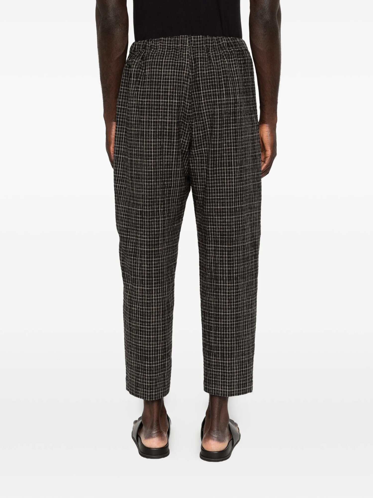Брюки Individual Sentiments Plaid drawstring-fastening trousers, размер 2 — фото 1