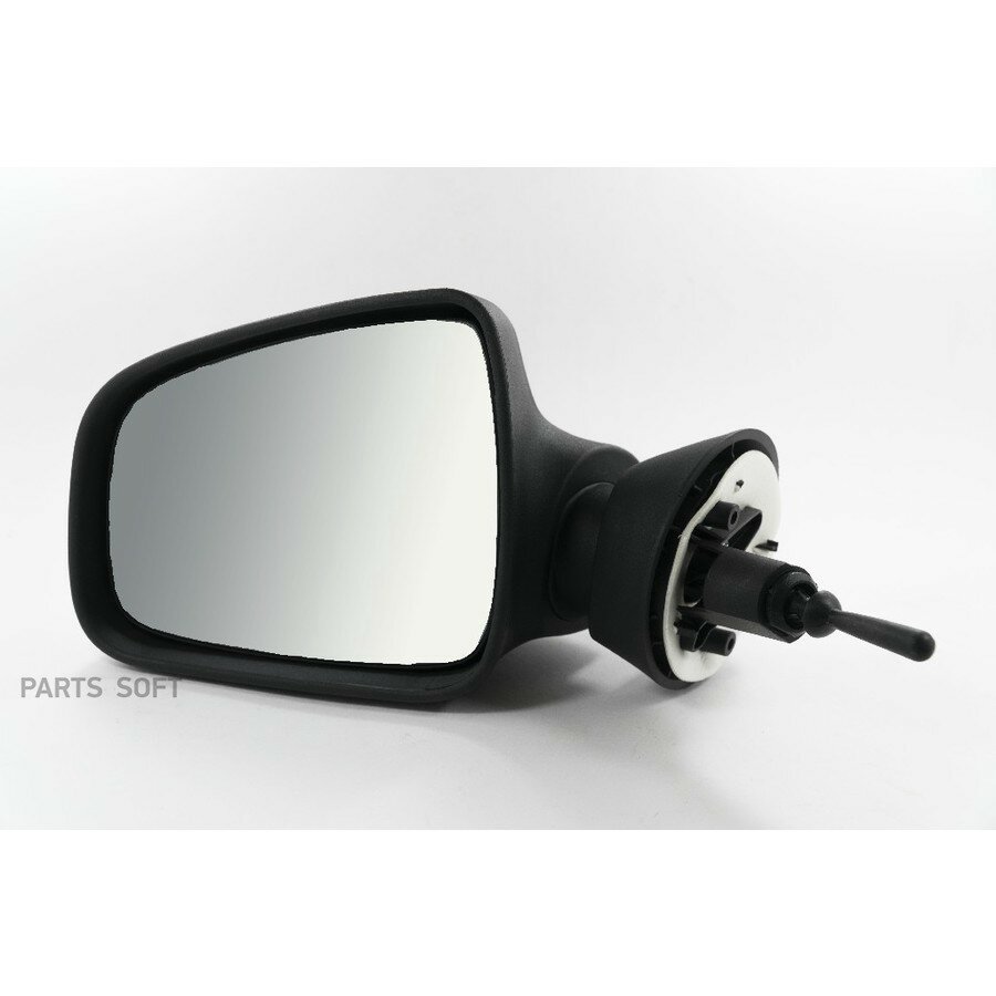 Зеркало боковое для а/м Lada Largus, Renault Logan (левое) (механическое) антиблик, с накладкой Гранд РиА грандриал GR01011 | цена за 1 шт