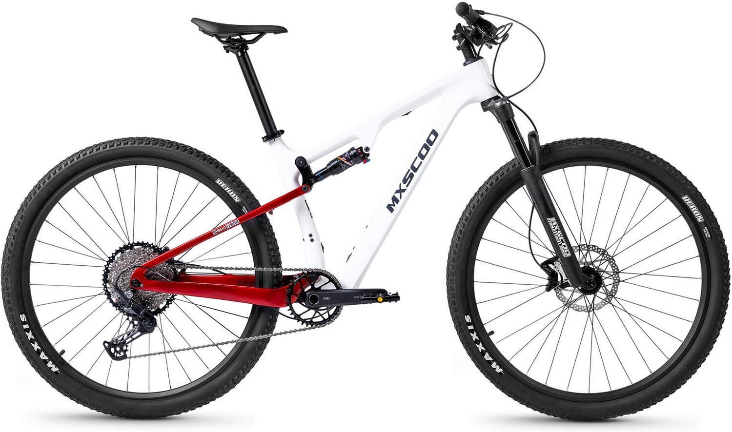 Велосипед Mxscoo DS 9BIke W930 (2026), карбоновая рама, размер 21", цвет Белый