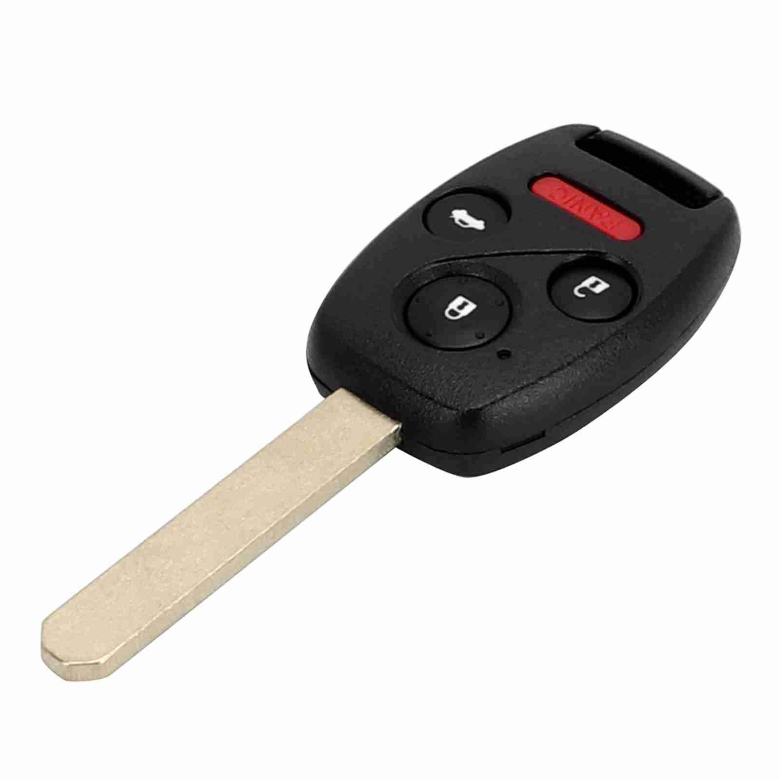 Ключ Honda Civic 06-11 313,8 4-кнопочный с чипом — дистанционный пульт, черный, с встроенной батарейкой, новый