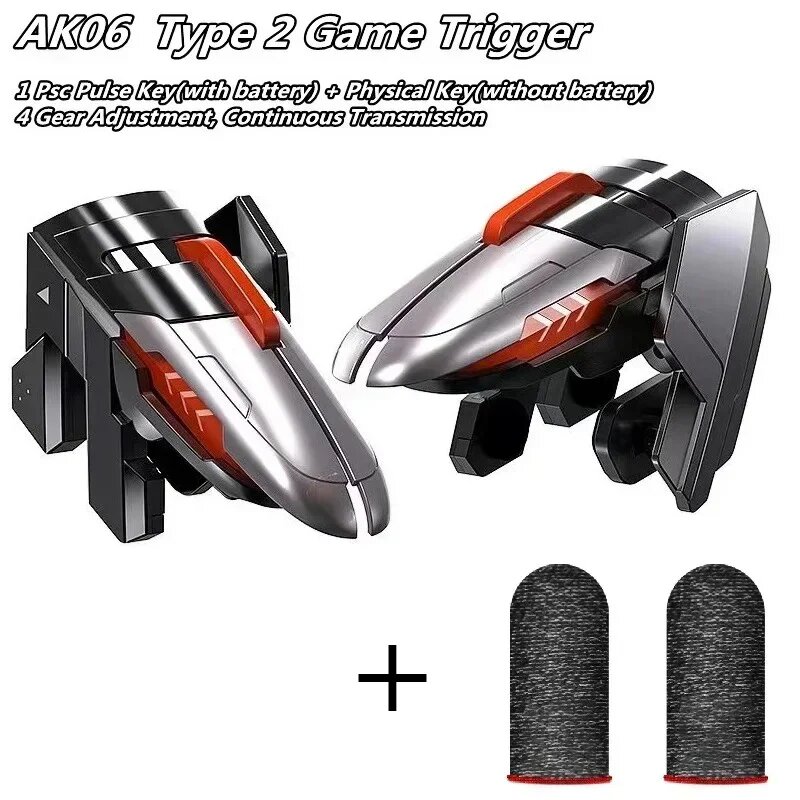 Игровой триггер AK06 для PUBG, 6-кнопочный, ABS пластик AK06 Type 2 Set
