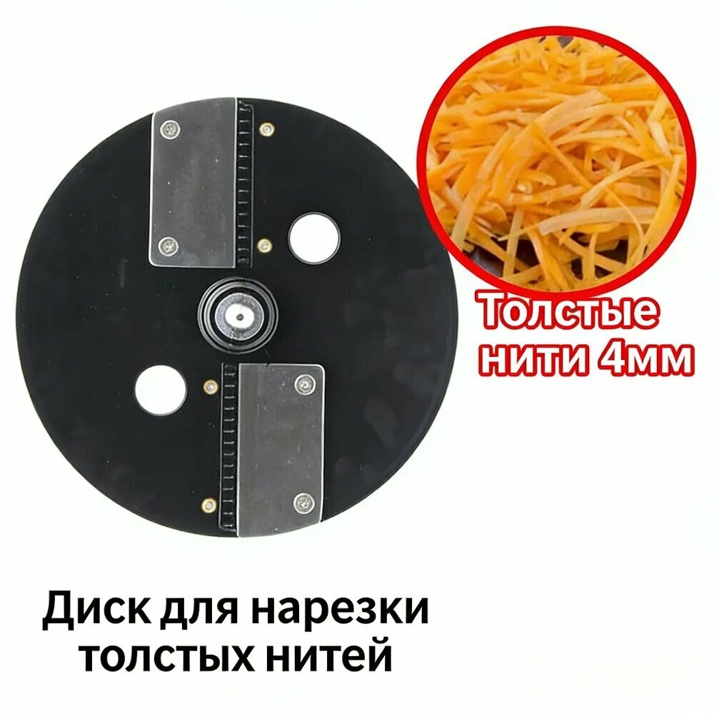 Диски-ножи для овощерезки: нарезка кубиков, ломтиков и соломки, комплект запчастей