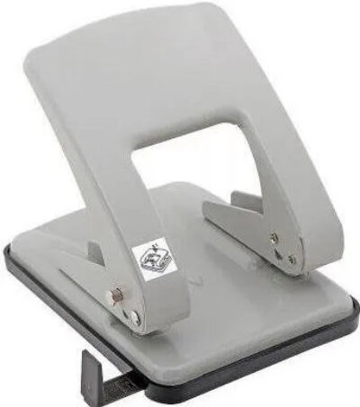 Дырокол KW-Trio Stylish Heavy Duty максимум: 40 листов, металл, серый отверстий: 2 с линейкой (09760L/GR)