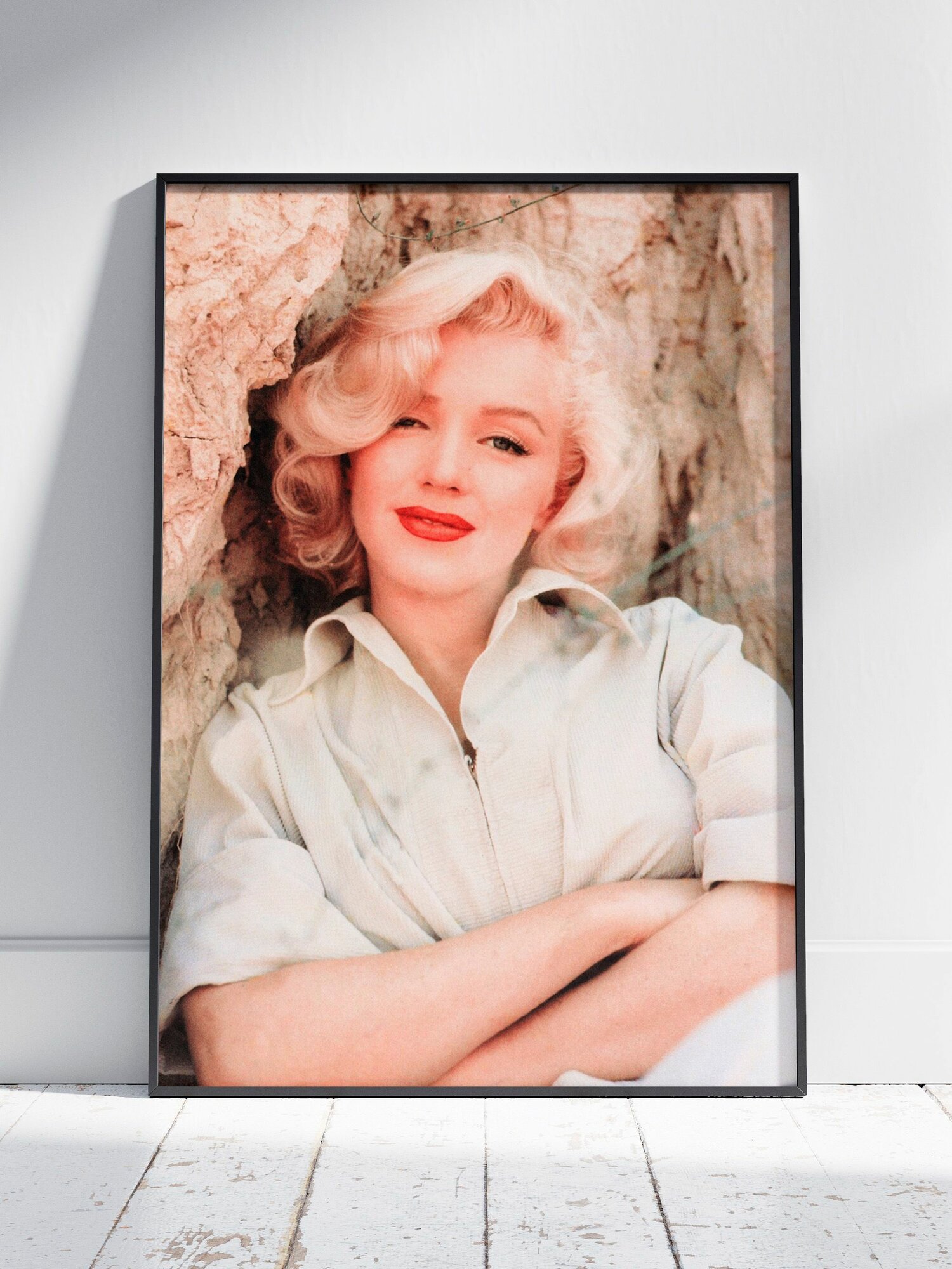 Плакат на стену для интерьера Мэрилин Монро (Marilyn Monroe 19) - Постер по актеру фильма, кино, сериала формата A4 (21x30 см)