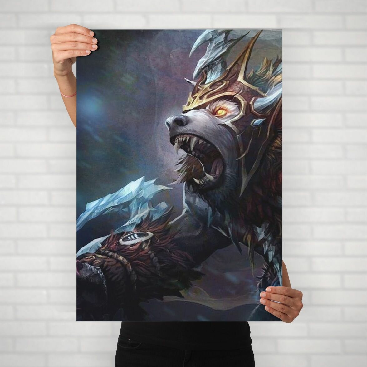 Плакат на стену для интерьера Dota 2 (Ursa 2) - Постер по игре формата A2 (42х60 см)