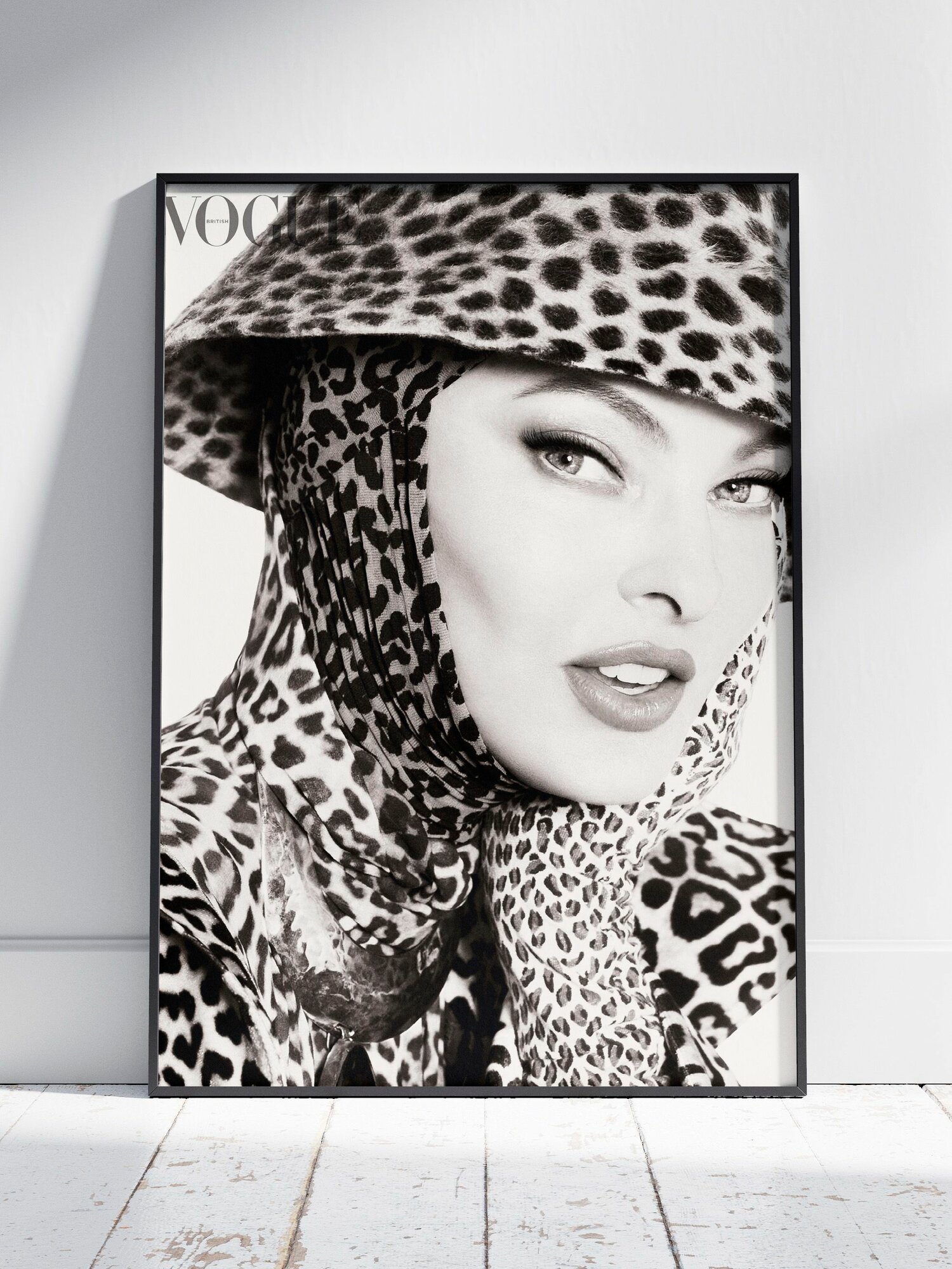 Плакат на стену для интерьера Линда Евангелиста (Linda Evangelista 1) - Постер по модели, бренду и моде формата A4 (21x30 см)