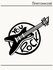 Термонаклейка для одежды и аксессуаров DTF-печать you rock гитара