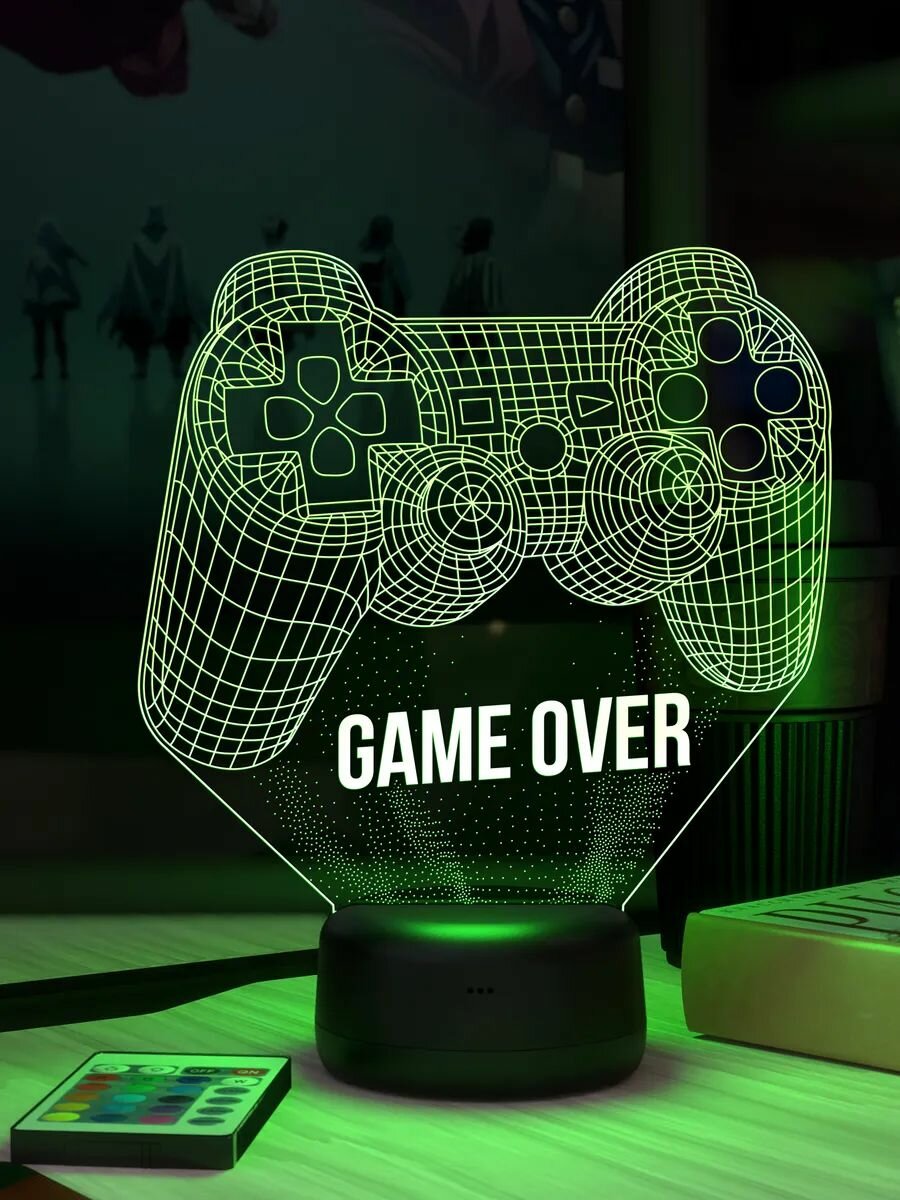 Ночник Game Over - подарок геймеру