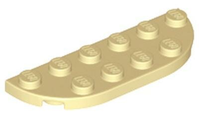 Деталь Lego 18980 Plate, Round Corner 2 x 6 Double