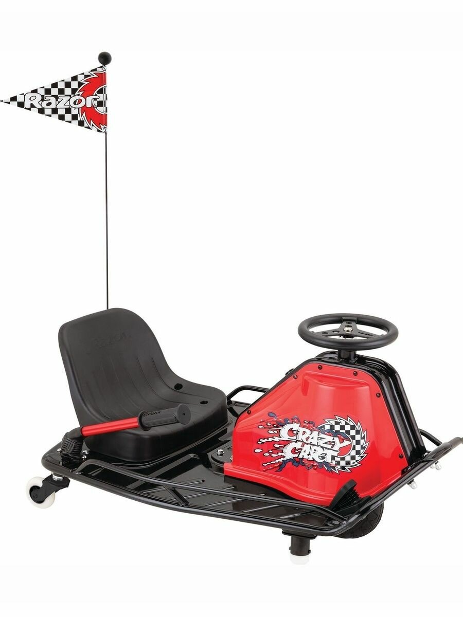 Электро дрифт-карт Razor Crazy Cart Lithium (литиевый аккумулятор на 25,2 В)