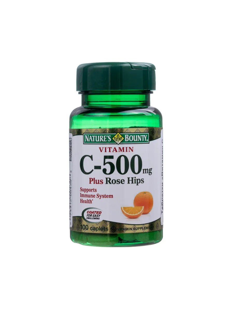 Nature's Bounty Витамин С 500 мг и Шиповник / Vitamin C 500