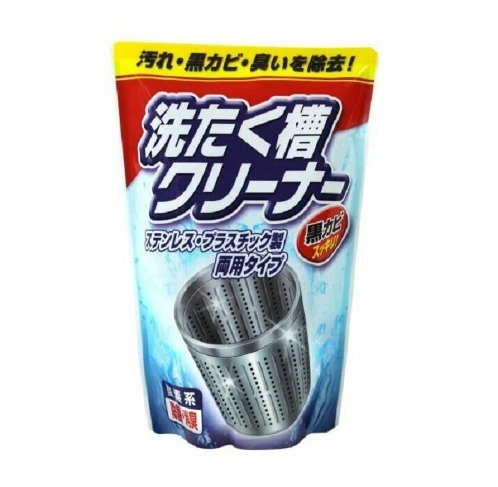 NIHON "Washing tub Cleaner" Чистящий порошок для стиральной машины, 250 г.