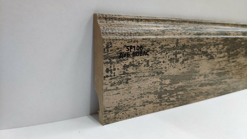 Плинтус Wood Plinth МДФ Дуб ковас SF106, 1 шт.
