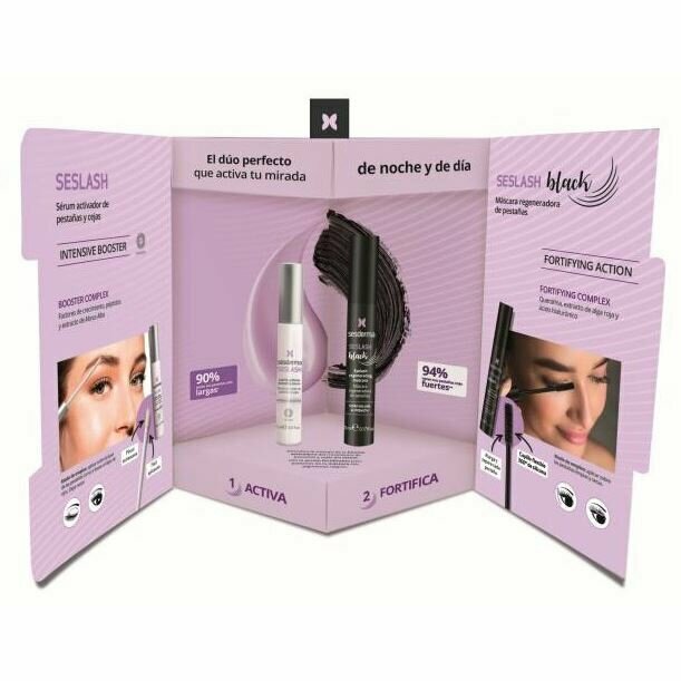 SESDERMA Набор для роста ресниц SESLASH – Сыворотка активатор + SESLASH BLACK Тушь для ресниц