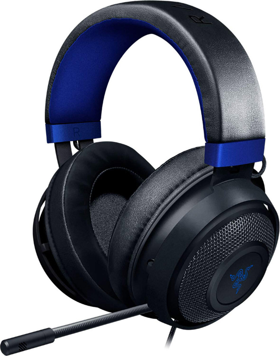 Гарнитура проводная Razer Kraken for Console, Черный/Синий RZ04-02830500-R3M1