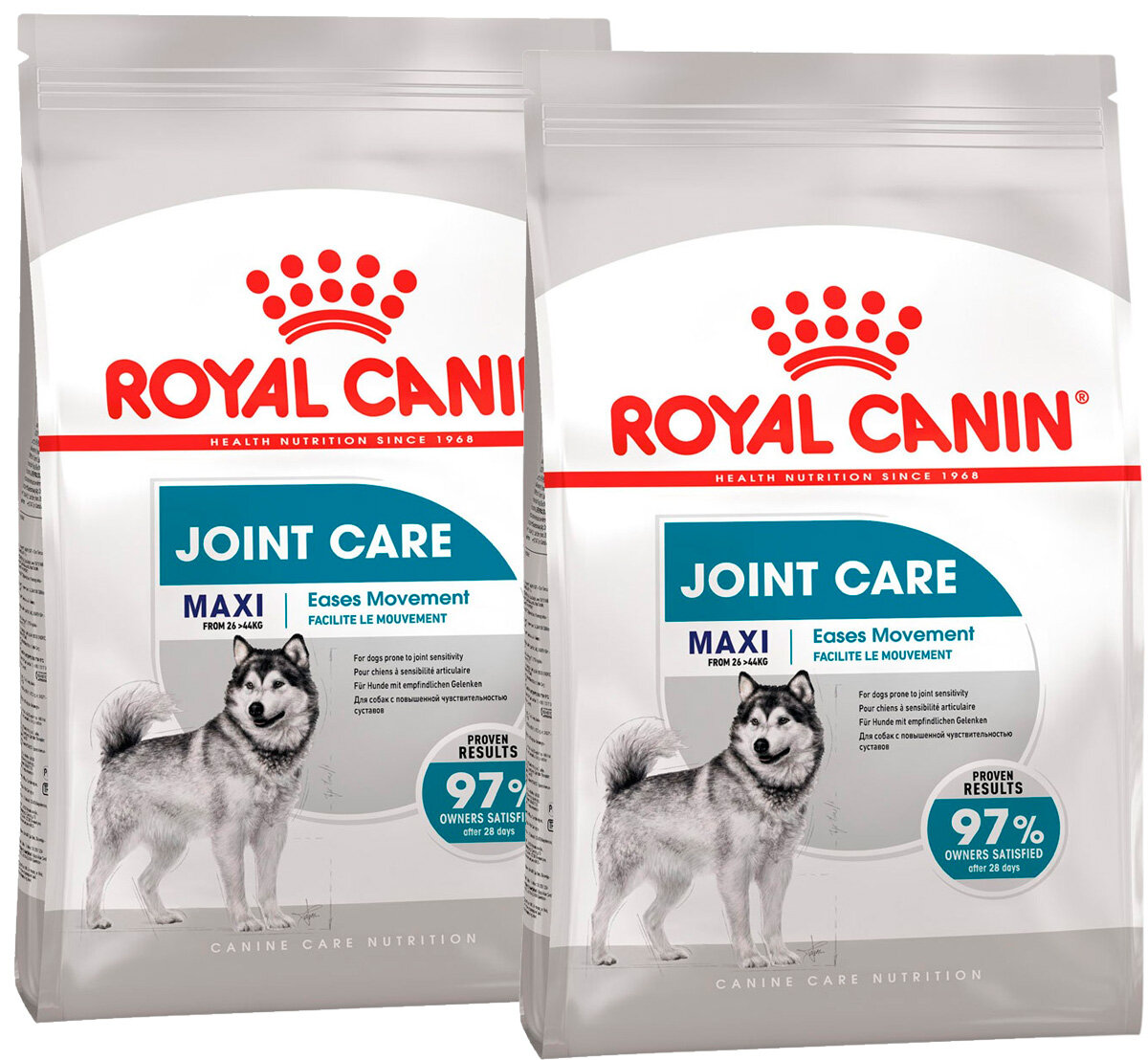 Корм сухой Royal Canin Maxi Joint Care для взрослых собак крупных пород, при заболеваниях суставов, 10 кг х 2 шт