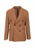 Пиджак GUARINUCCI Double-breasted wool blazer, размер 46, коричневый