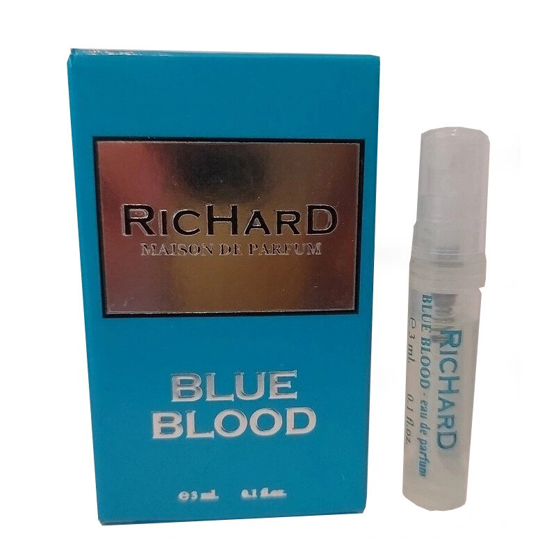 Парфюмерная вода Richard Blue Blood миниатюра 3 мл / Пробник духов Ричард Блу Блад / Голубая кровь