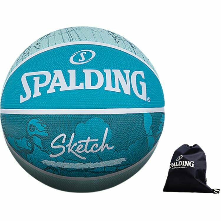 Баскетбольный мяч унисекс SPALDING Sketch Collection 5050458, Size 7 Ball+Basketball Bag