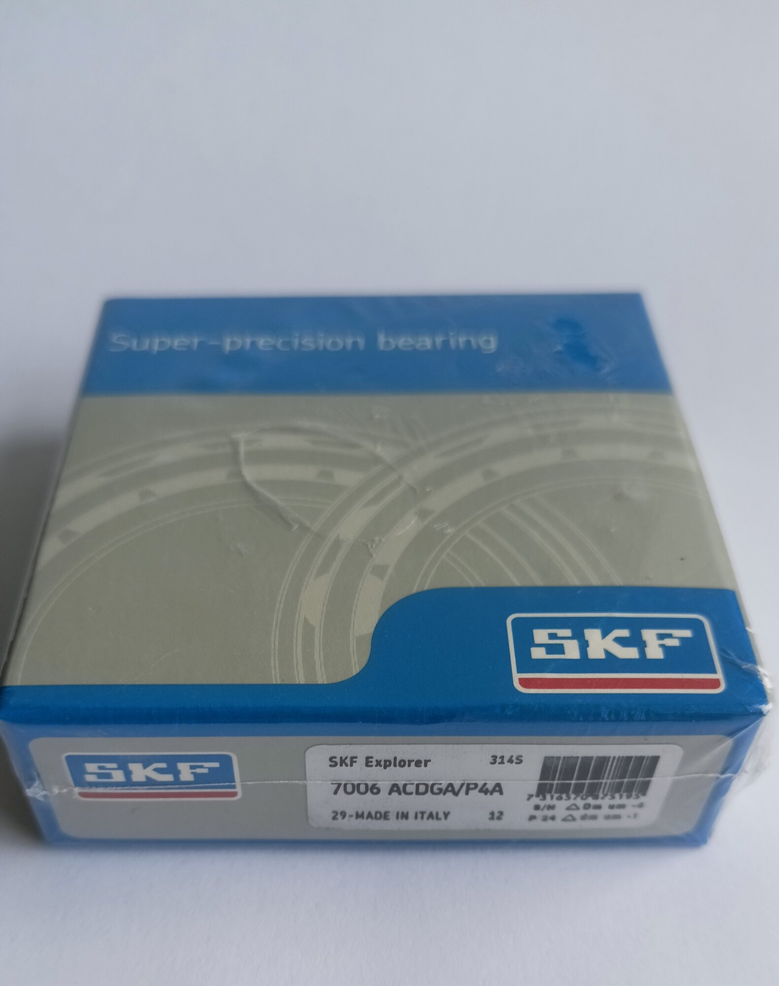 Подшипник SKF 7006 ACDGA/P4A однорядный радиально-упорный шариковый (30х55х13)