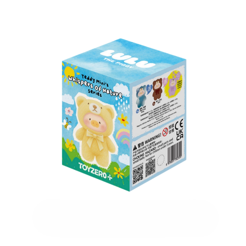 Оригинальная плюшевая подвеска-фигурка LuLu Pig Blind Box Teddy Mini Natural Whisper с виниловым лицом Шепот природы -