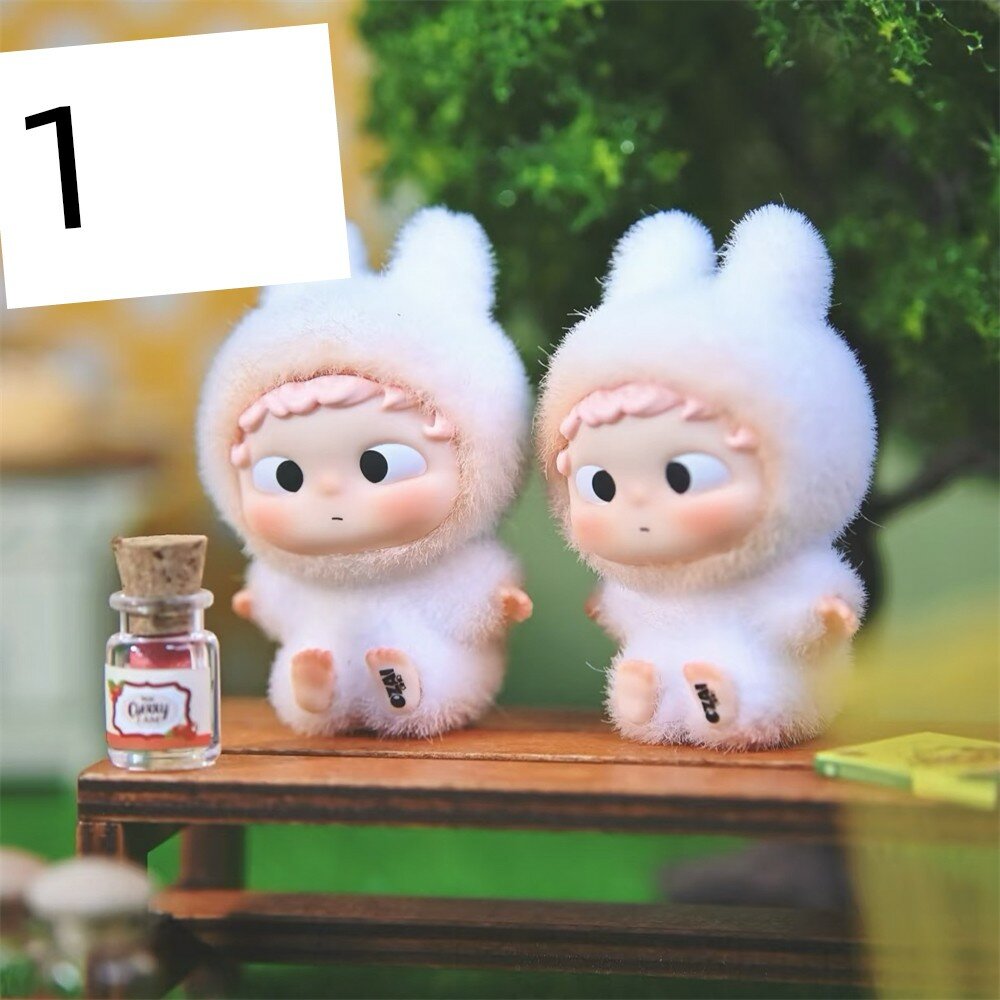 Ozai Furry Shelter Blind Box Mini Figure Cute Plush Toy Blind Bag Children's Birthday Gift Маленькие милые дети первого