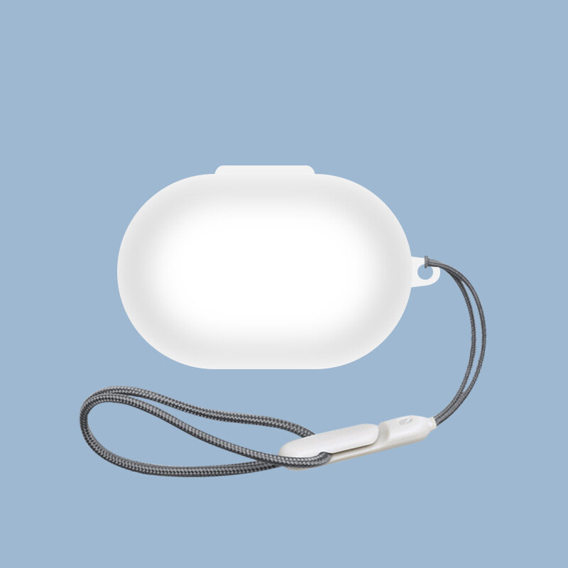 Чехол для Bose QuietComfort Earbuds II, белый, с шейным ремнем