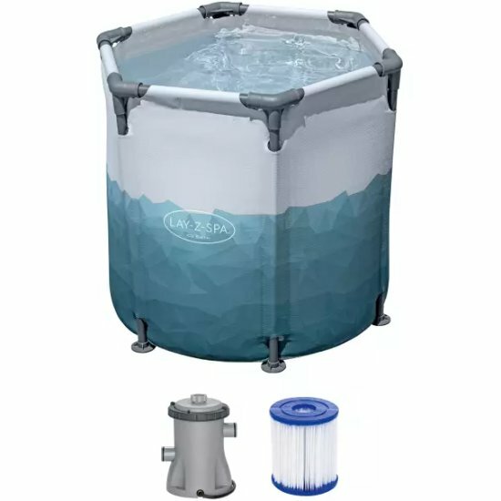Ледяная купель Bestway Glacial dip Ice bath pod 90х80см, 253л, фильтр-насос 1249л/ч, тент