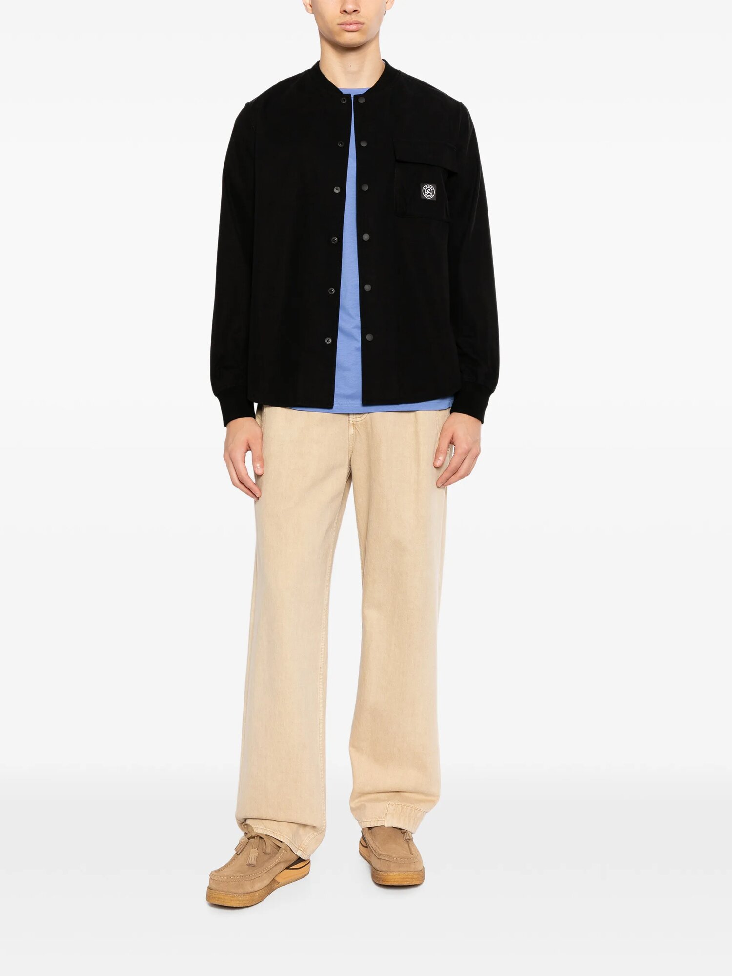 Куртка SPORT b. Logo-patched shirt jacket, размер 50 — фото 1