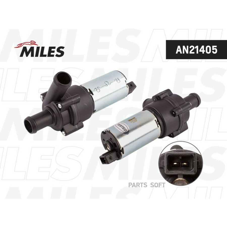 MILES AN21405 Насос водяной дополнительный OPEL OMEGA B/VECTRA B ()