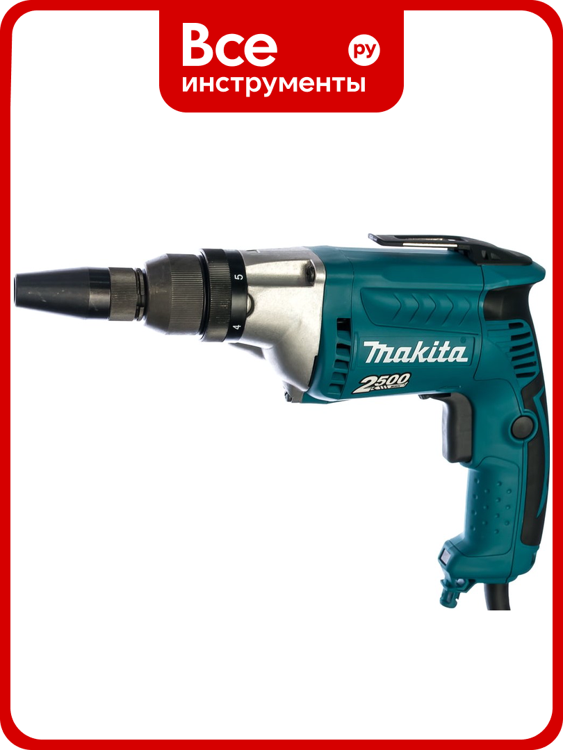 Шуруповерт Makita FS2700, профессиональный, с подсветкой, 570 Вт
