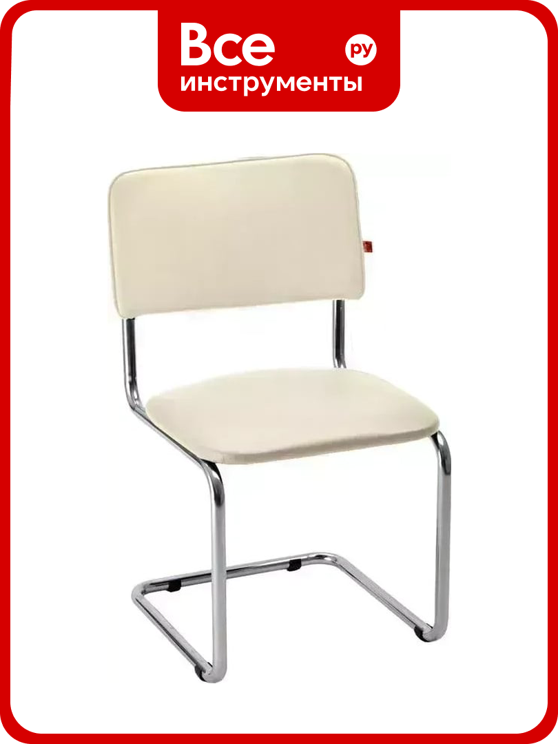 Стул Фабрикант Сильвия BOX4, кожа искусственная, DO, №122 (кремовый), CH, 4610097307850