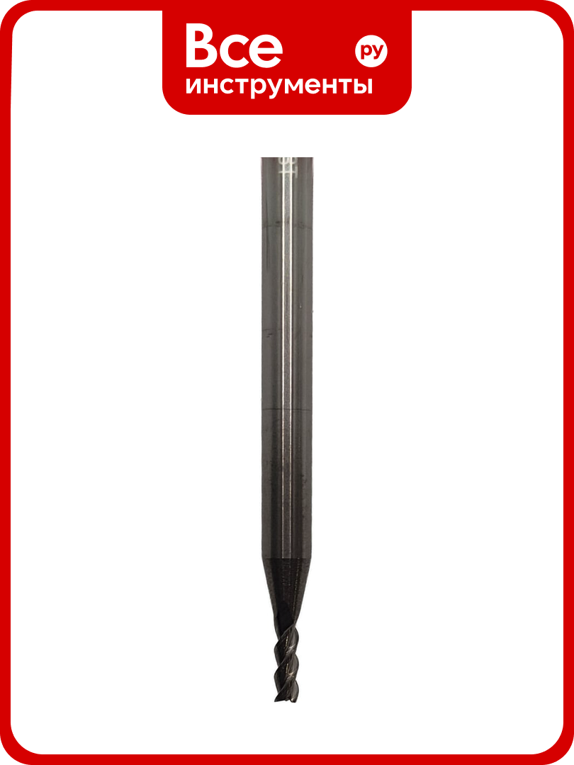 Фреза концевая твердосплавная CNCTOOL VHM 2х6х50 z=3, хв.4 L500AL, HRC50 (N) 184768