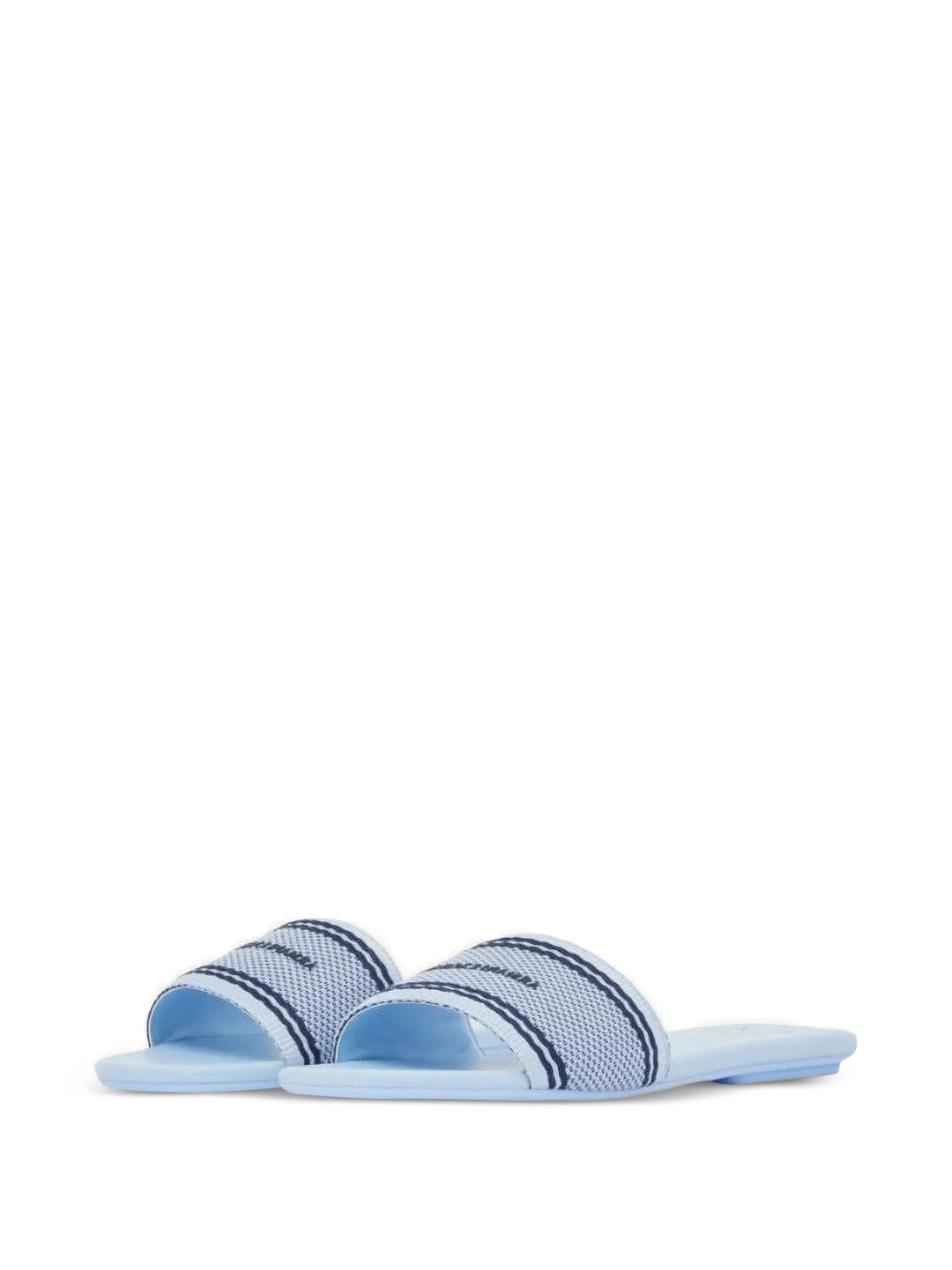 Босоножки Armani Exchange Jacquard flat sandals, размер 39, blue — фото 1
