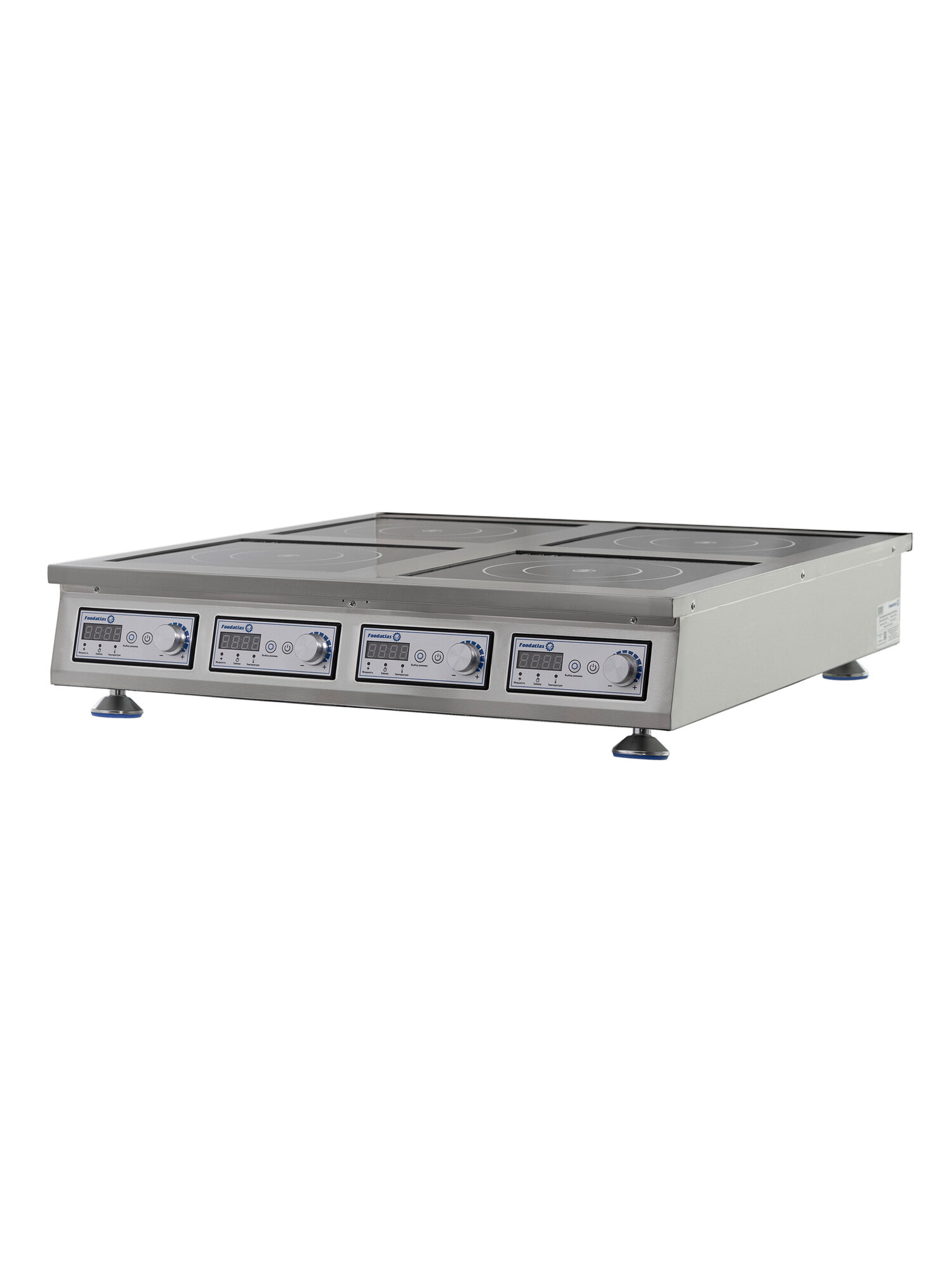 Индукционная плита Foodatlas FA-35004KT, настольная, 4 конфорки, 380В